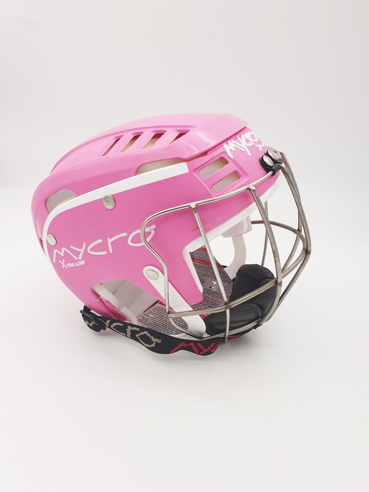 Pink & White Mycro Helmet - Team Kit